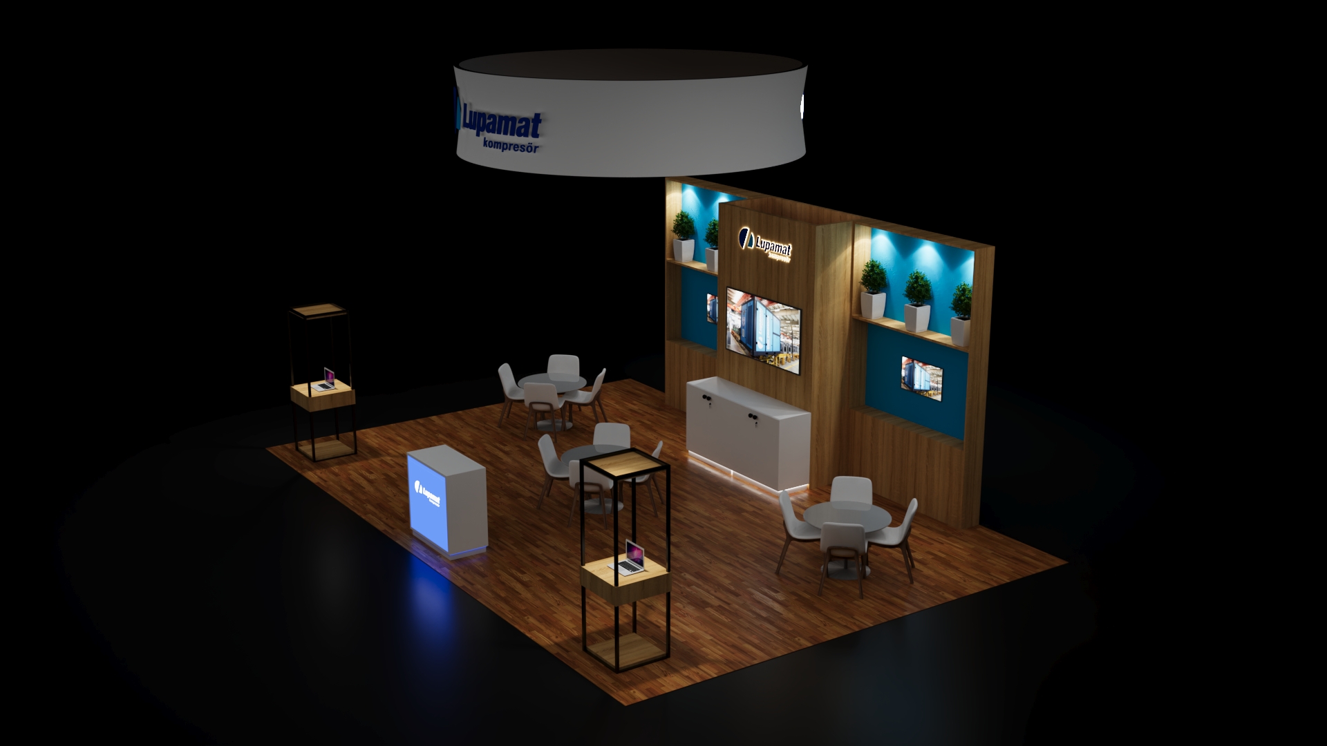 20×30 Trade Show Booth Rental 11 - Vivid Exhibits